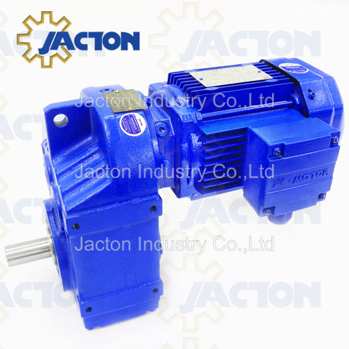 F97 FF97 Solid Shaft Helical Gear Reducer FA97 FAF97 Parallel Shaft ...