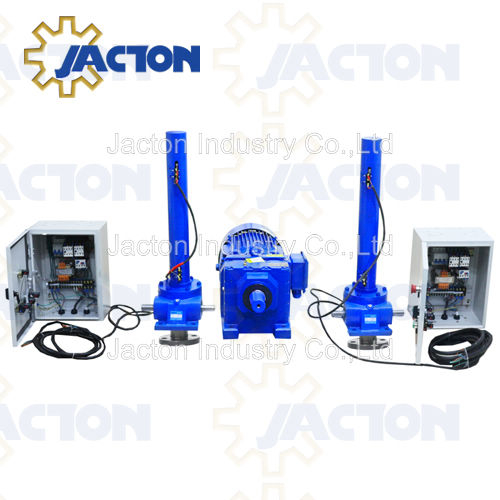Electrical Worm Gear Driven 5hp Electric Screw Jack 20tons from China ...
