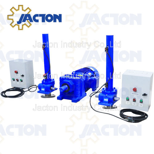 Electrical Worm Gear Driven 5hp Electric Screw Jack 20tons from China ...