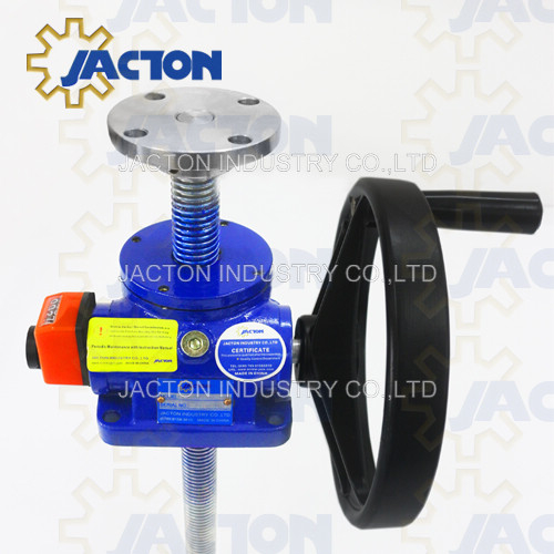1 Ton Manual Worm Gear Screw Jack from China manufacturer - Screw Jacks ...