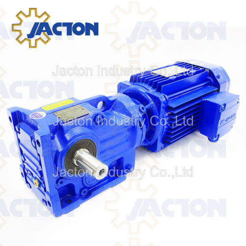 Right Angle Bevel Helical Gear Motors in Motorized Platform Lift ...