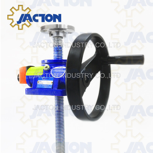 1 Ton Manual Worm Gear Screw Jack from China manufacturer - Screw Jacks ...